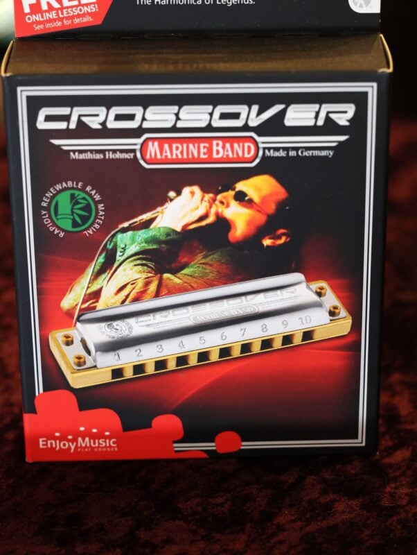 Marine Band Crossover Harmonica Key F | Guitar Gallery